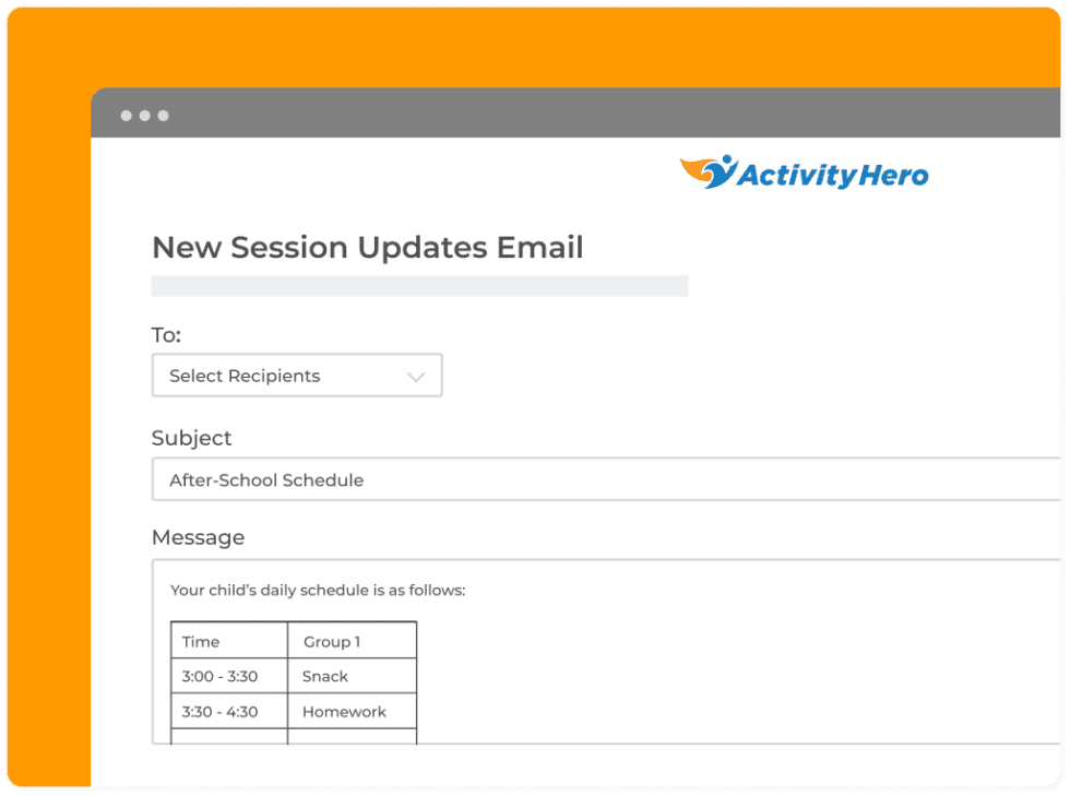 Out-of-School Time Programs - ActivityHero For Schools